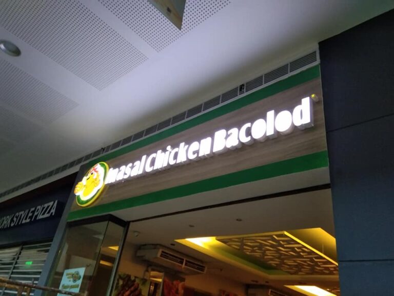 Acrylic Build Up Signage with LED Lights - Tagum City