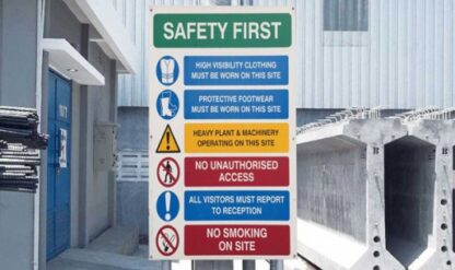 Power Plant Safety Signs - Tagum City