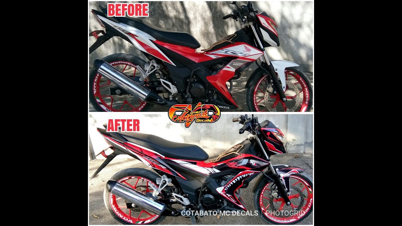 Honda RS 150 Decals Sticker - Tagum City