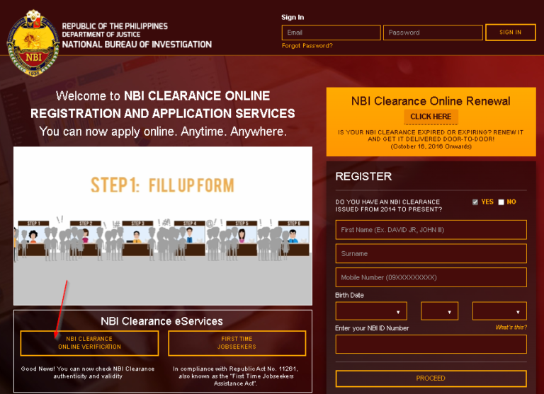NBI Clearance Checking and Verification - Tagum City