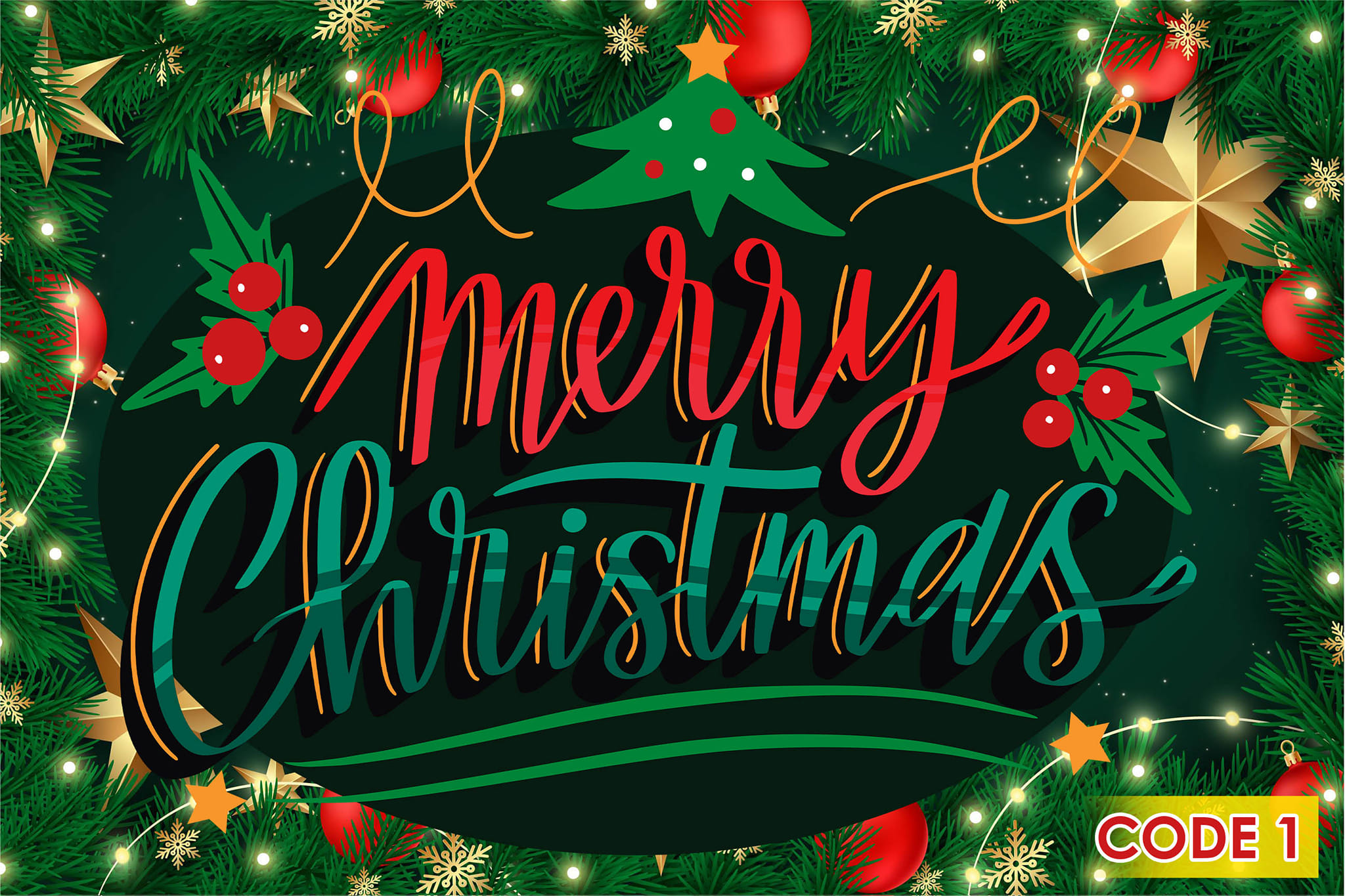 Christmas and New Year Tarpaulin - Tagum City