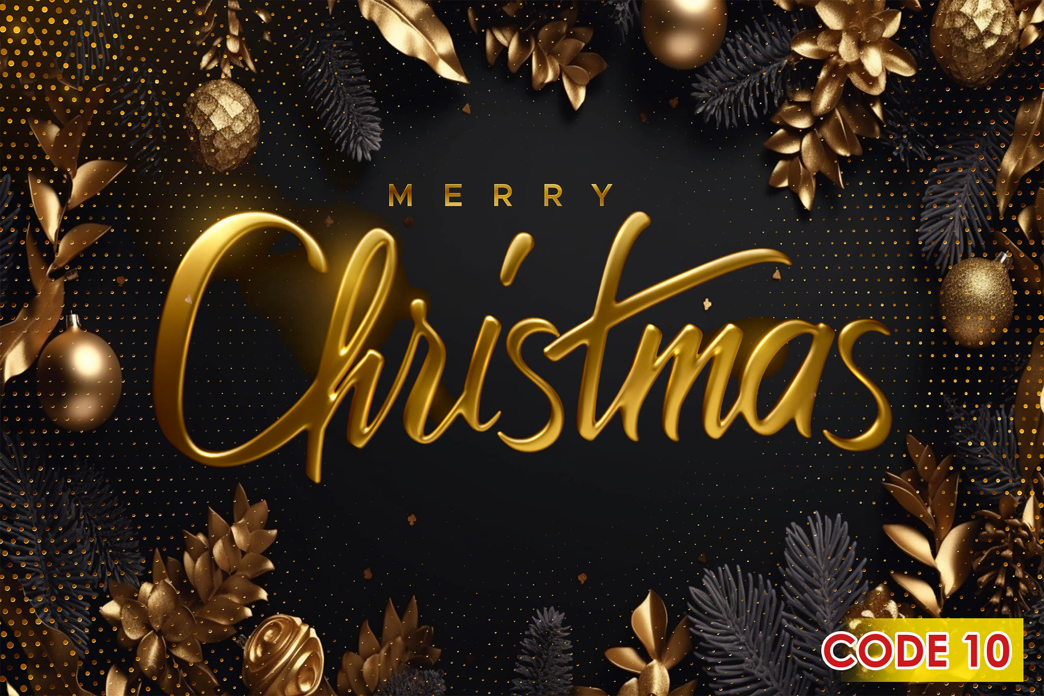 Christmas and New Year Tarpaulin - Tagum City